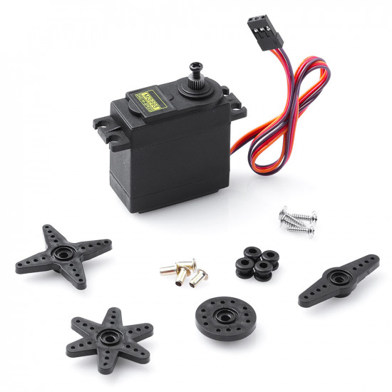 MG995 Biped Robot / Manipulator / Remote Control Car Metal Copper Gear ...